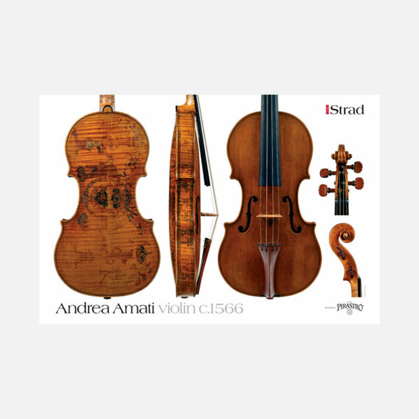 Andrea Amati violin c.1566 poster - The Strad Shop